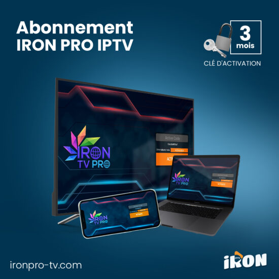 Iron Pro IPTV 12 Mois - ironpro-tv.com